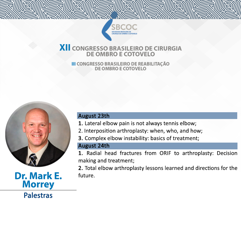 Dr. Mark E. Morrey no XII CBCOC – SBCOC